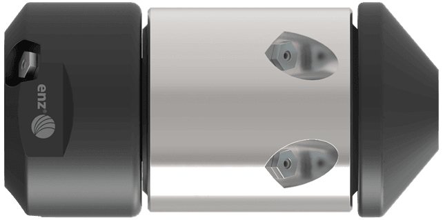 ENZ HRV Rotating Nozzle 1/2" | Efficient Pipe Cleaning Nozzle — Sewershop