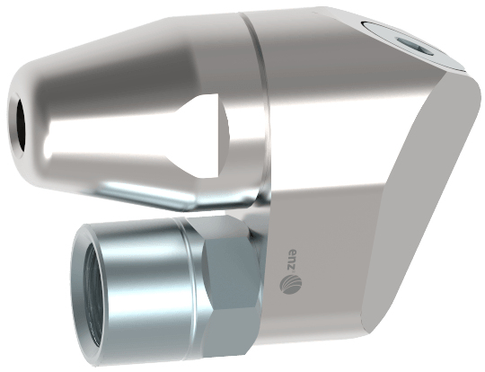 ENZ Bend Rotodrill Nozzle 3/8" NPT | Reverse Sewer Cleaning Tool ...